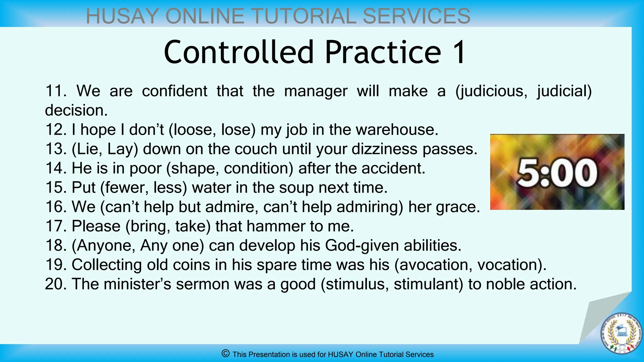 CSE ENG 1.pptx.Language Proficiency.Correct Usage of Words | PPTX ...