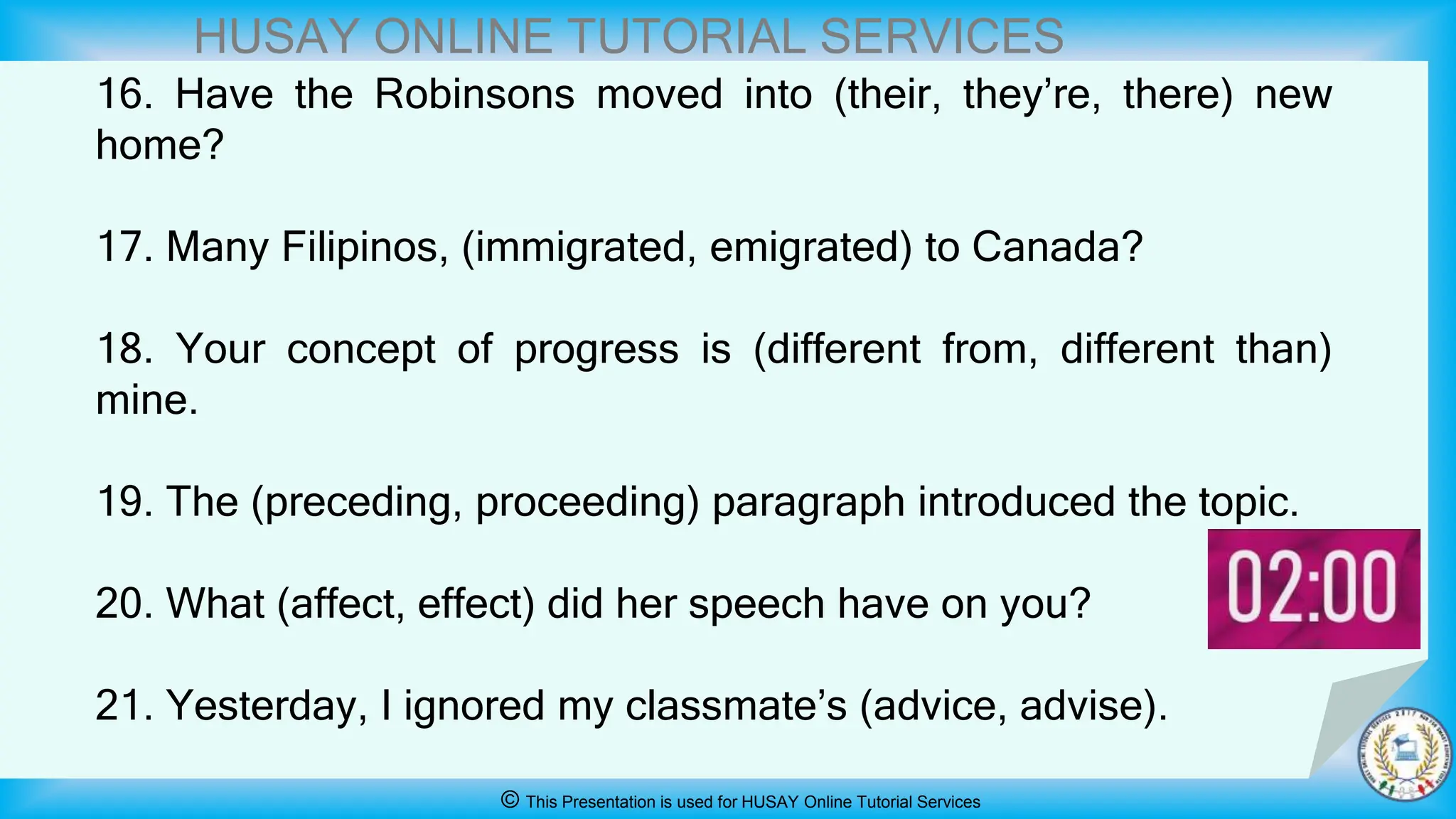 CSE ENG 1.pptx.Language Proficiency.Correct Usage of Words | PPTX ...