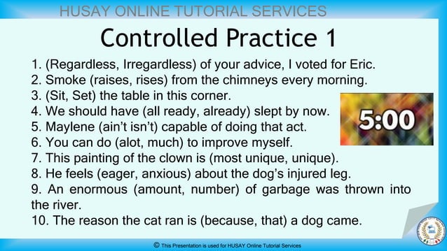 CSE ENG 1.pptx.Language Proficiency.Correct Usage of Words | PPTX ...