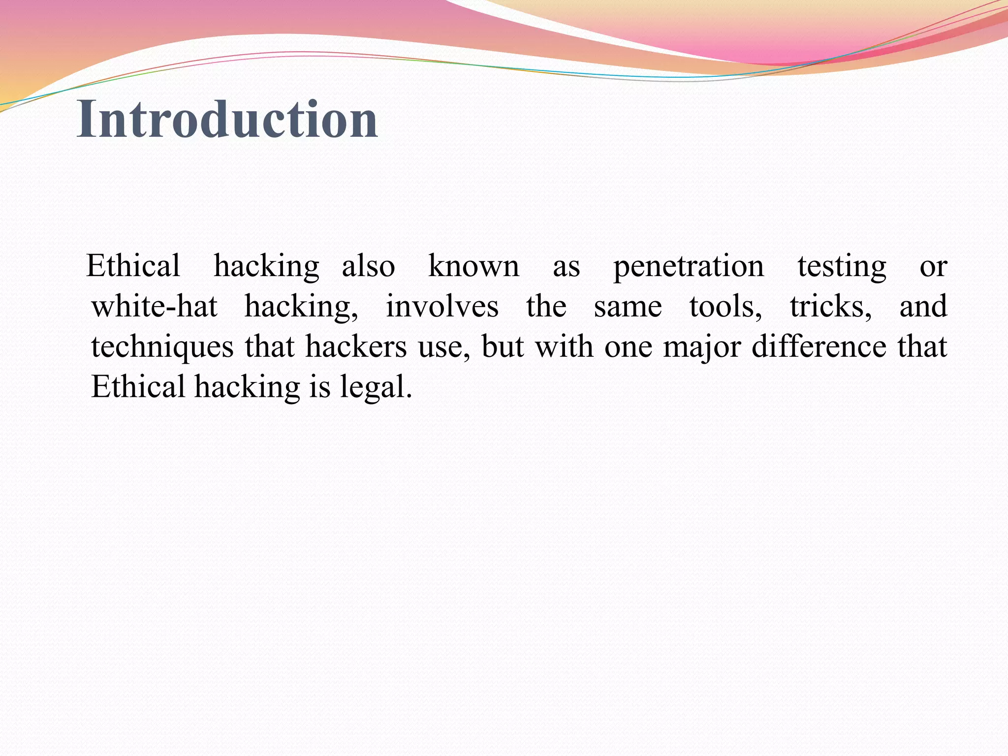 Cse ethical hacking ppt | PPT