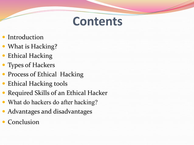 Cse ethical hacking ppt | PPT