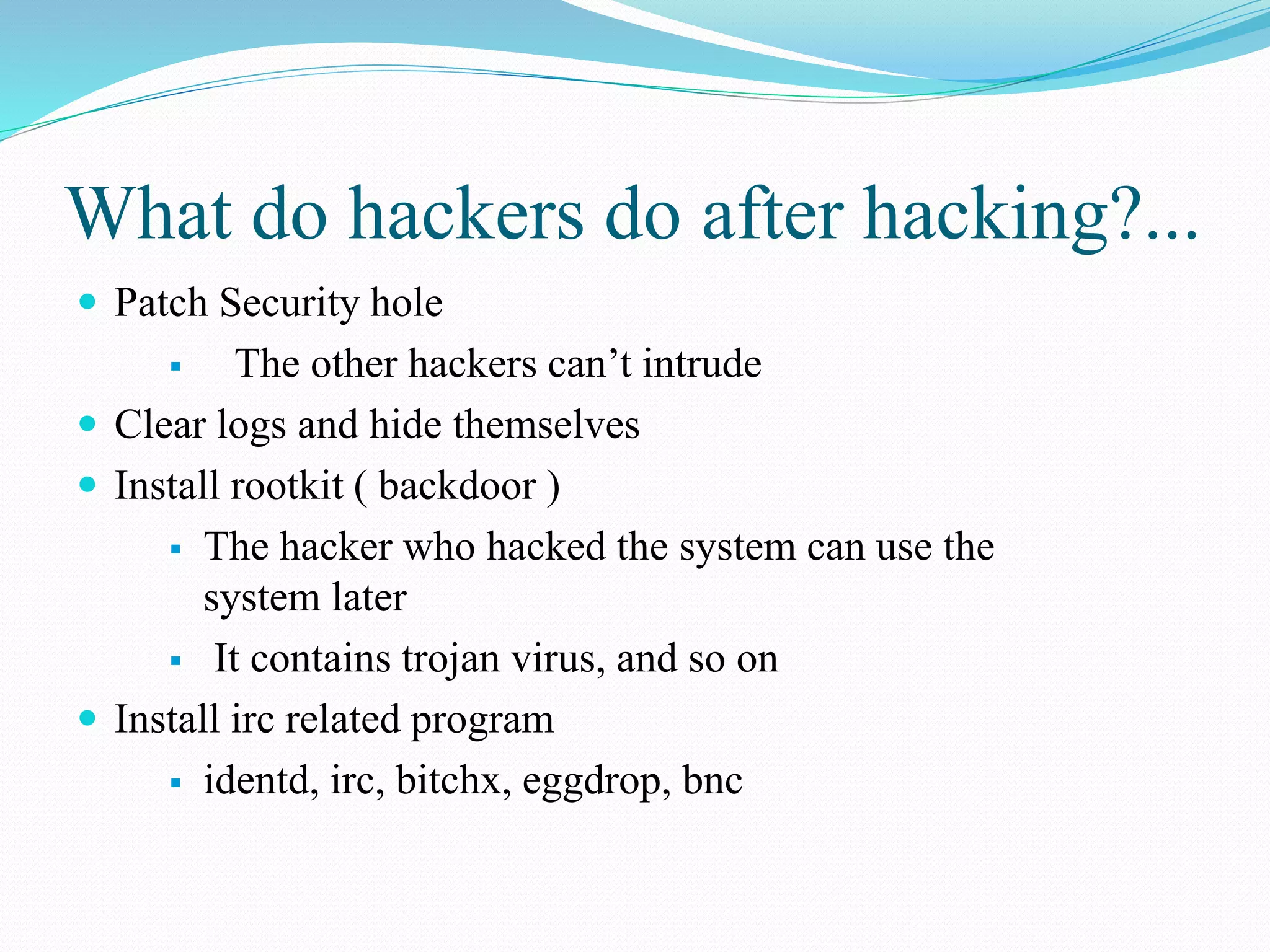 Presentation on Ethical Hacking ppt | PPTX