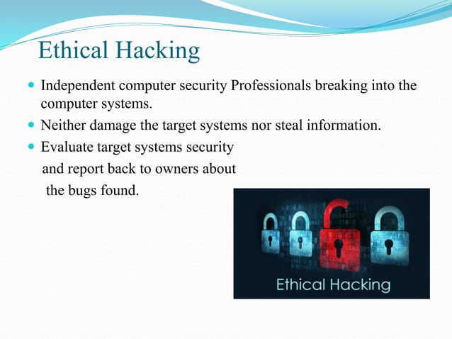 Presentation on Ethical Hacking ppt | PPTX