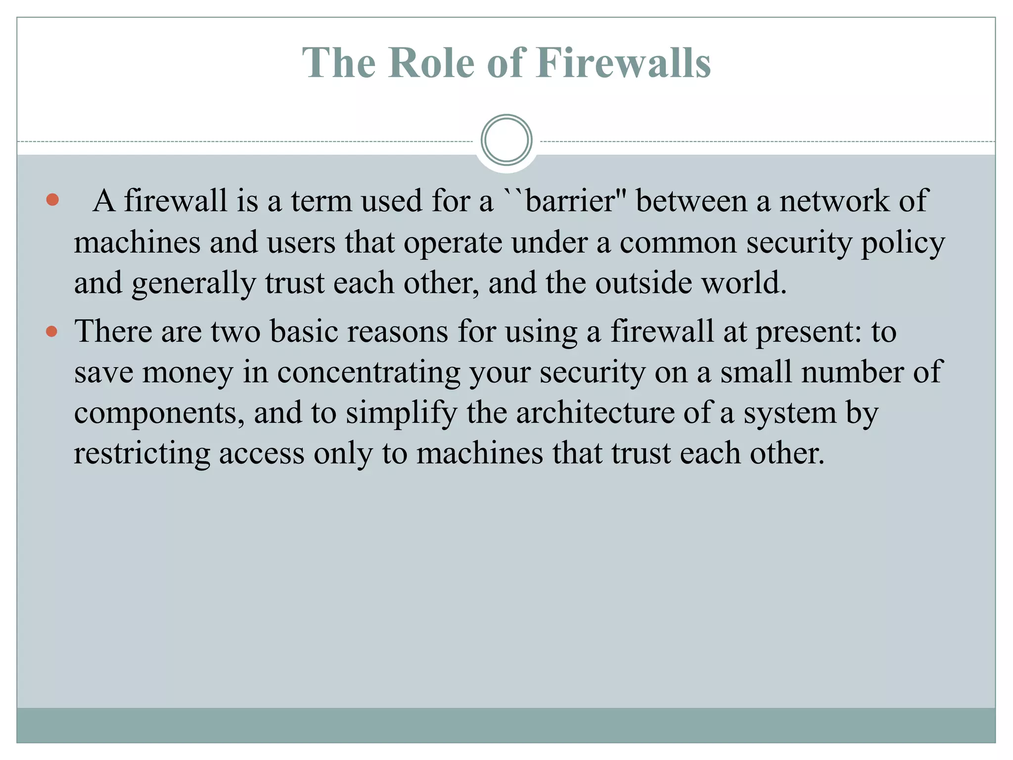 Firewall ppt | PPTX