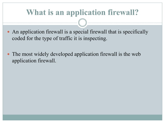 Firewall ppt | PPTX | Computer Networking | Computing