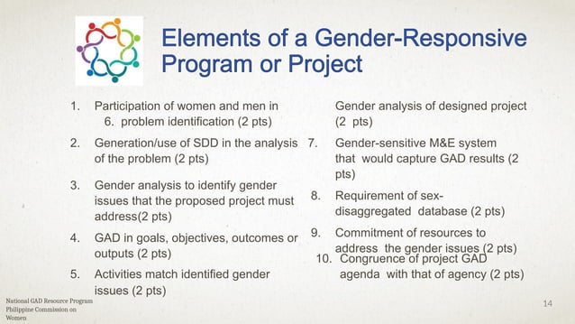 CSE_GAD-CHECKLIST for designing and evaluation of education project | PPT