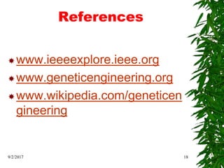 Genetic Engineering ppt | PPTX