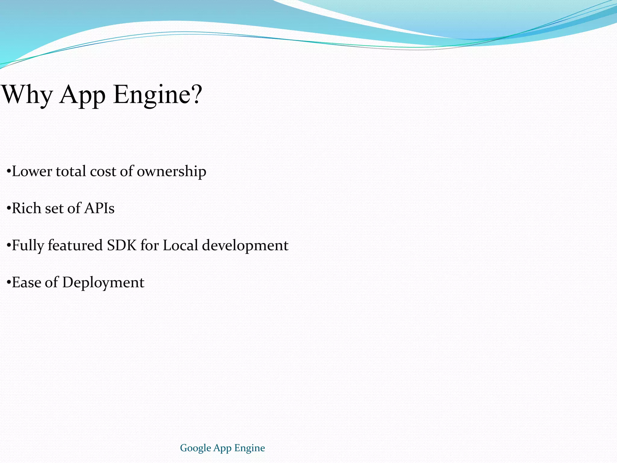 Google App Engine ppt | PPTX