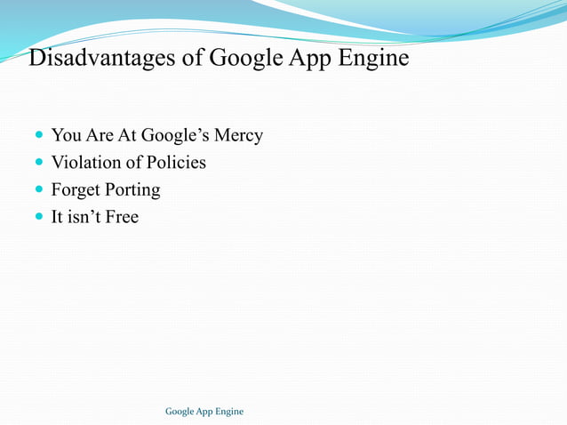 Google App Engine ppt | PPTX