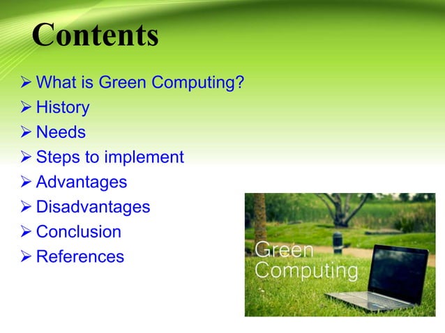 green computing ppt | PPTX