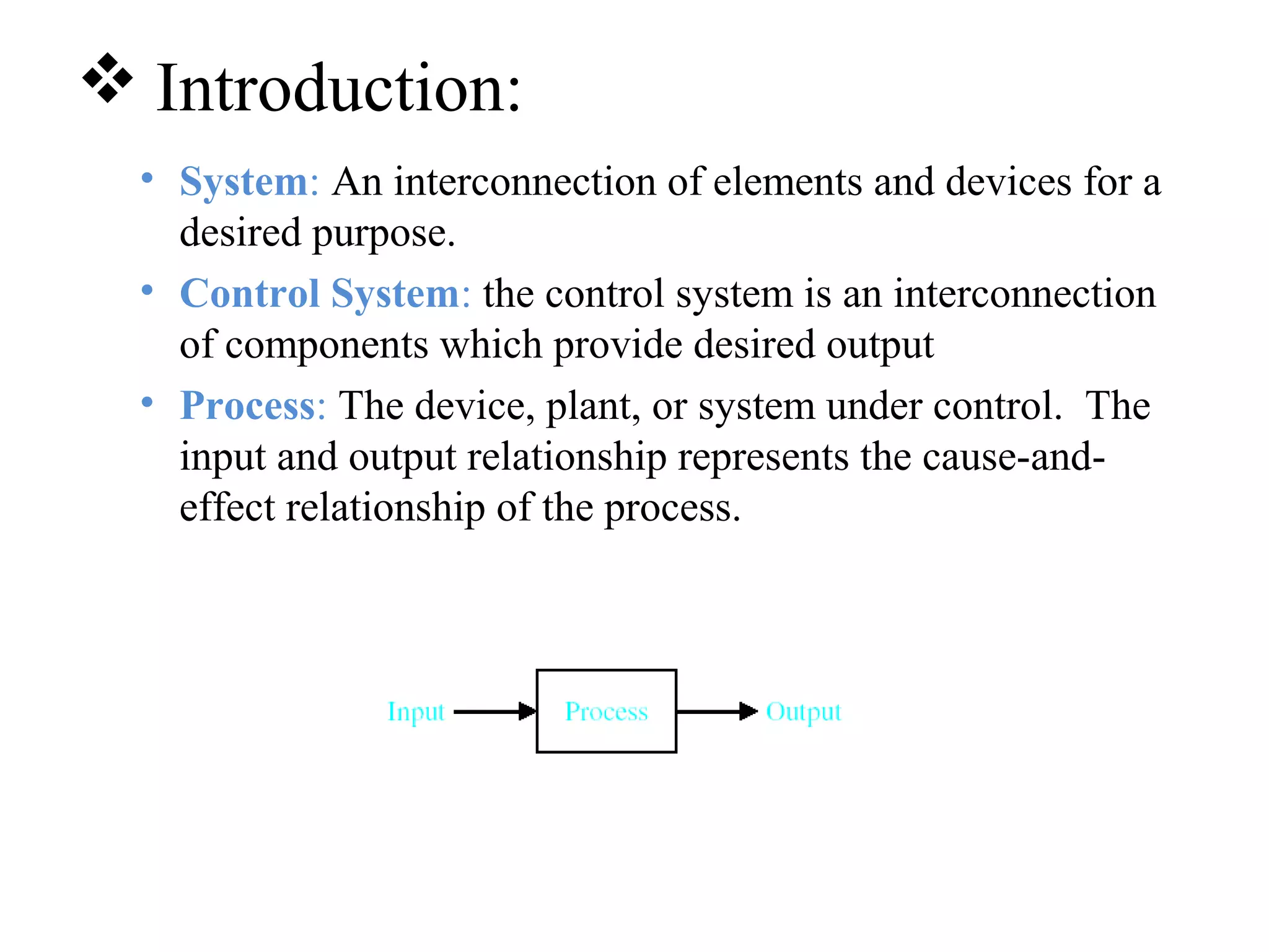 CSE-introduction about control system | PPT | Robotics | Technology ...