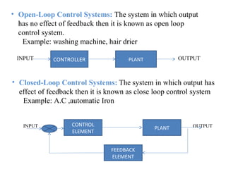 CSE-introduction about control system | PPT | Robotics | Technology ...
