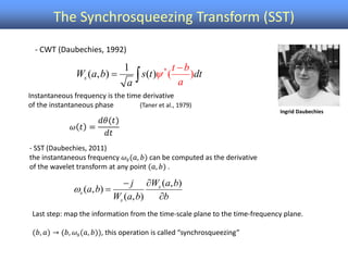 Time-Frequency Representation of Microseismic Signals using the SST | PDF