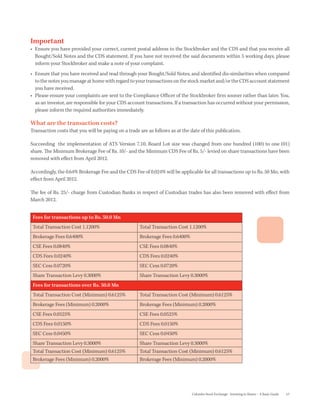 CSE - Basic Guide in Investing in Shares | PDF