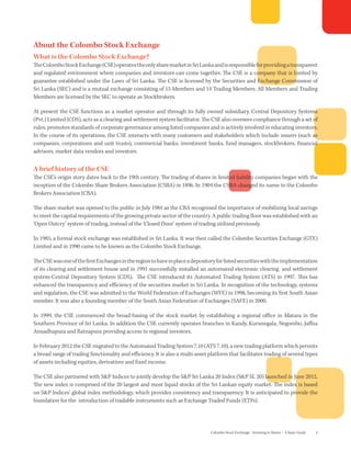 CSE - Basic Guide in Investing in Shares | PDF