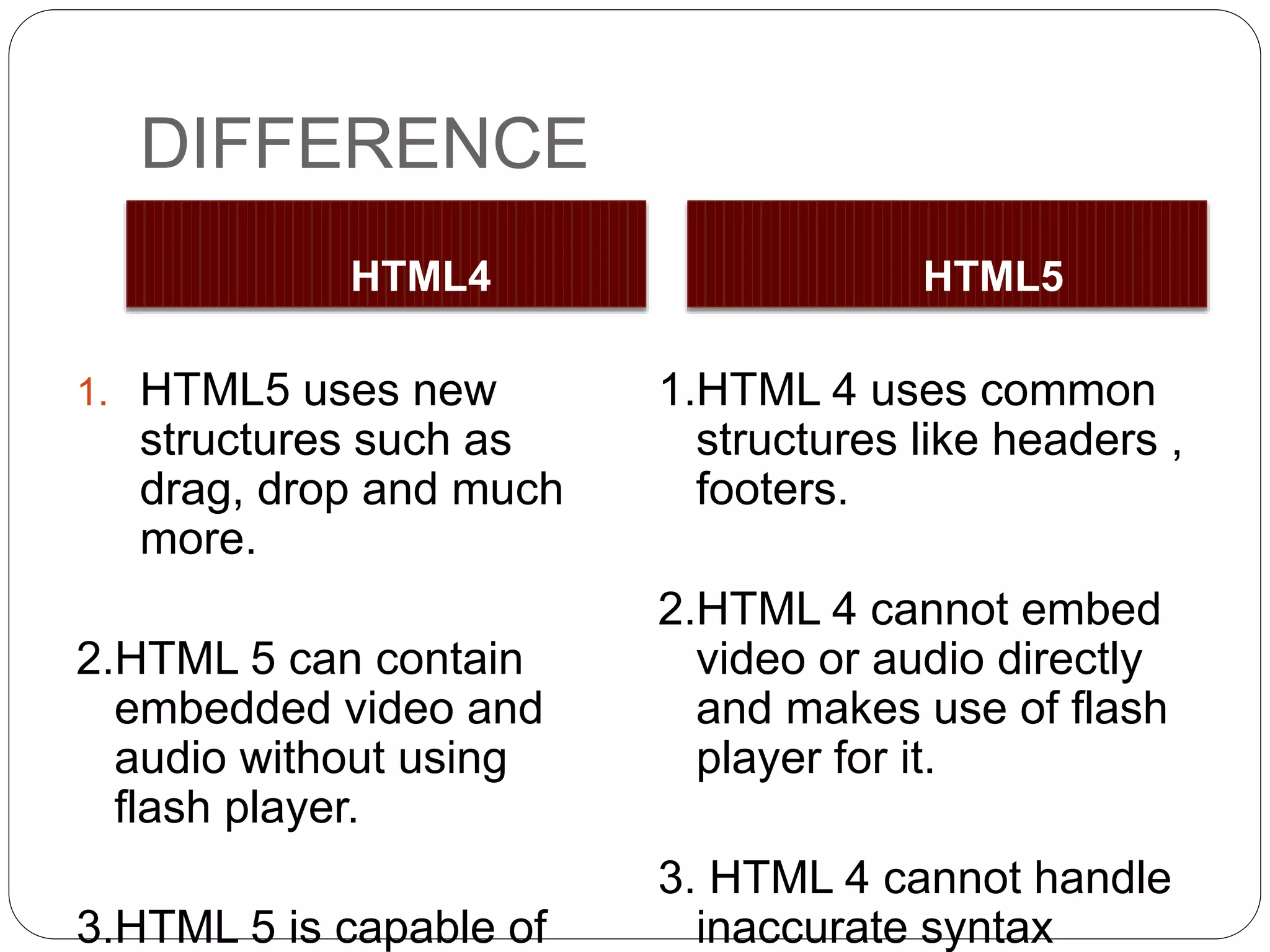 HTML ppt | PPT
