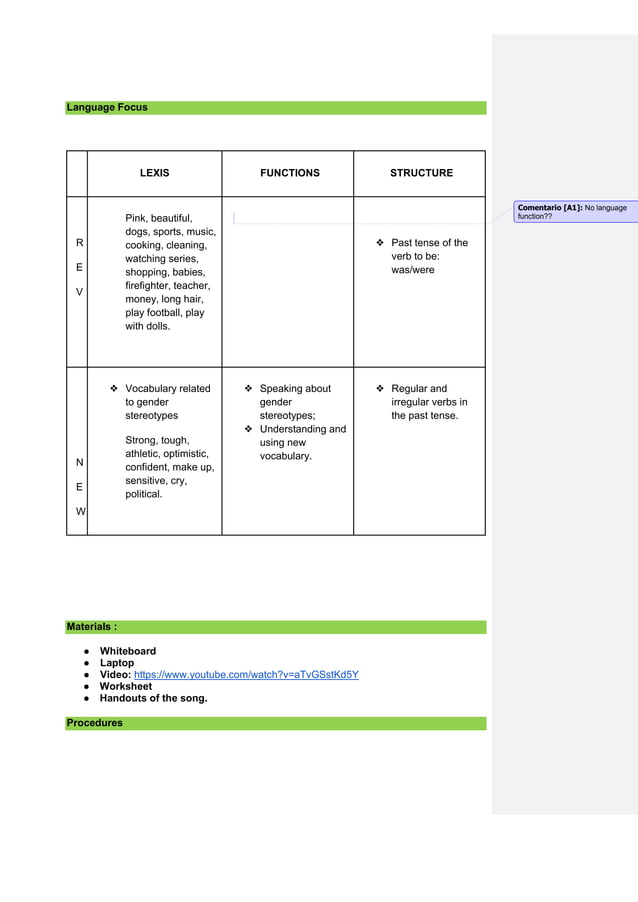 Cse iannaci schneider-assignment 1- lesson 1 - practica docente iii - pass | PDF