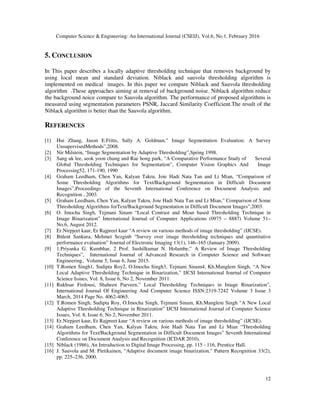 IMAGE SEGMENTATION BY USING THRESHOLDING TECHNIQUES FOR MEDICAL IMAGES | PDF