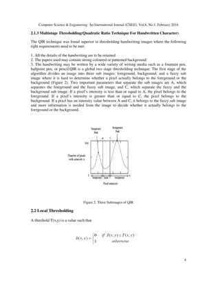 IMAGE SEGMENTATION BY USING THRESHOLDING TECHNIQUES FOR MEDICAL IMAGES | PDF