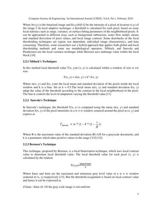 IMAGE SEGMENTATION BY USING THRESHOLDING TECHNIQUES FOR MEDICAL IMAGES ...
