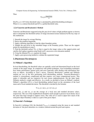IMAGE SEGMENTATION BY USING THRESHOLDING TECHNIQUES FOR MEDICAL IMAGES ...
