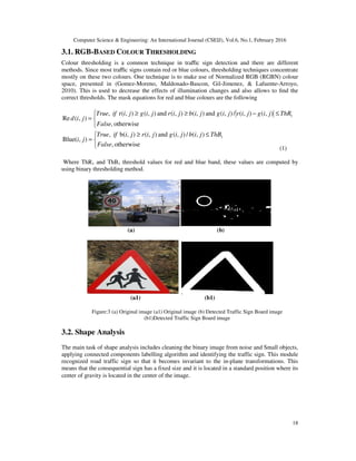 TRAFFIC-SIGN RECOGNITION FOR AN INTELLIGENT VEHICLE/DRIVER ASSISTANT SYSTEM USING HOG | PDF