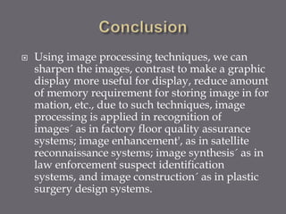 Image Processing ppt | PPTX