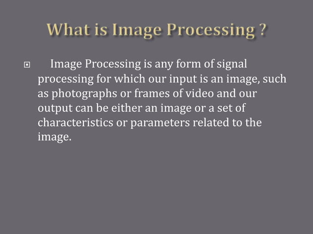 Image Processing ppt | PPTX | Photo Editing Software | Computer Software and Applications