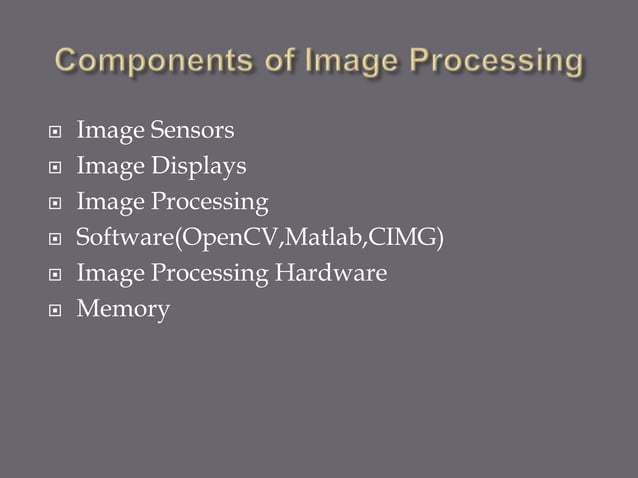 Image Processing ppt | PPT