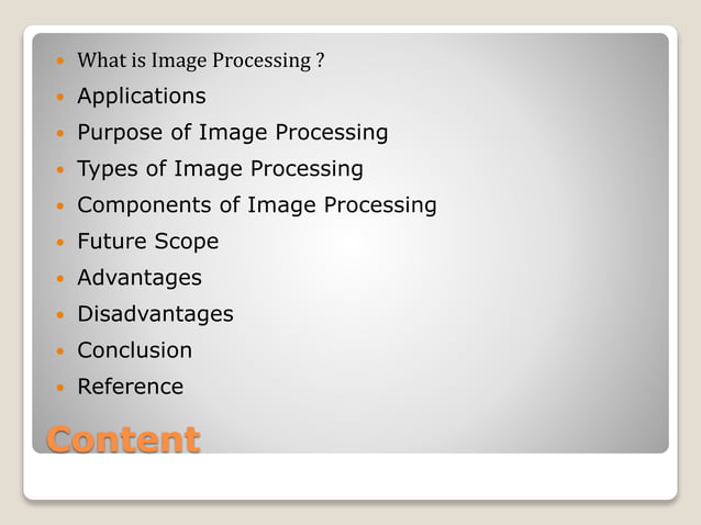 Cse image processing ppt | PPTX