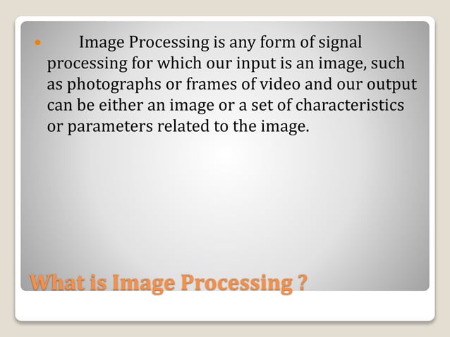 Cse image processing ppt | PPTX