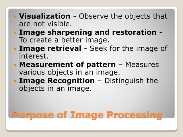 Cse image processing ppt | PPTX