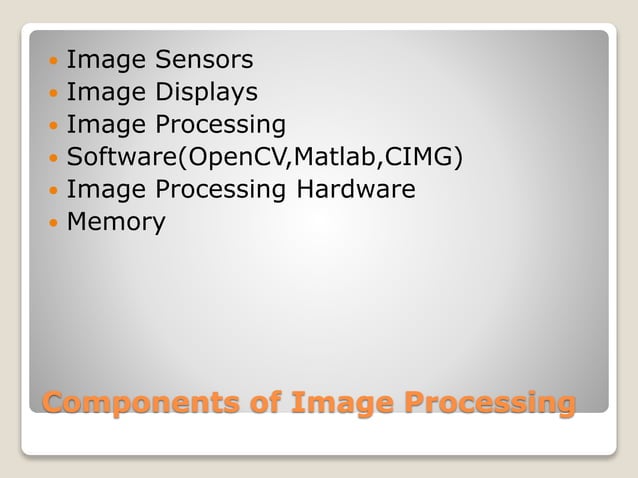 Cse image processing ppt | PPTX