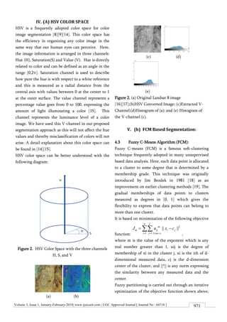 Multispectral Satellite Color Image Segmentation Using Fuzzy Based Innovative Approach | PDF ...