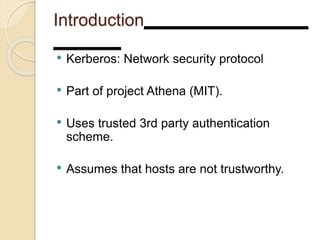 Kerberos ppt | PPTX