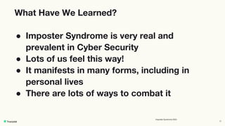 Stu Hirst - Imposter Syndrome 2024 - Presented at Cloud Expo Europe ...