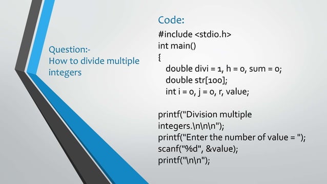 C Programming Example | PPTX