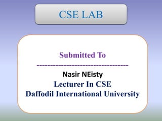 Cse lab persentation | PPT