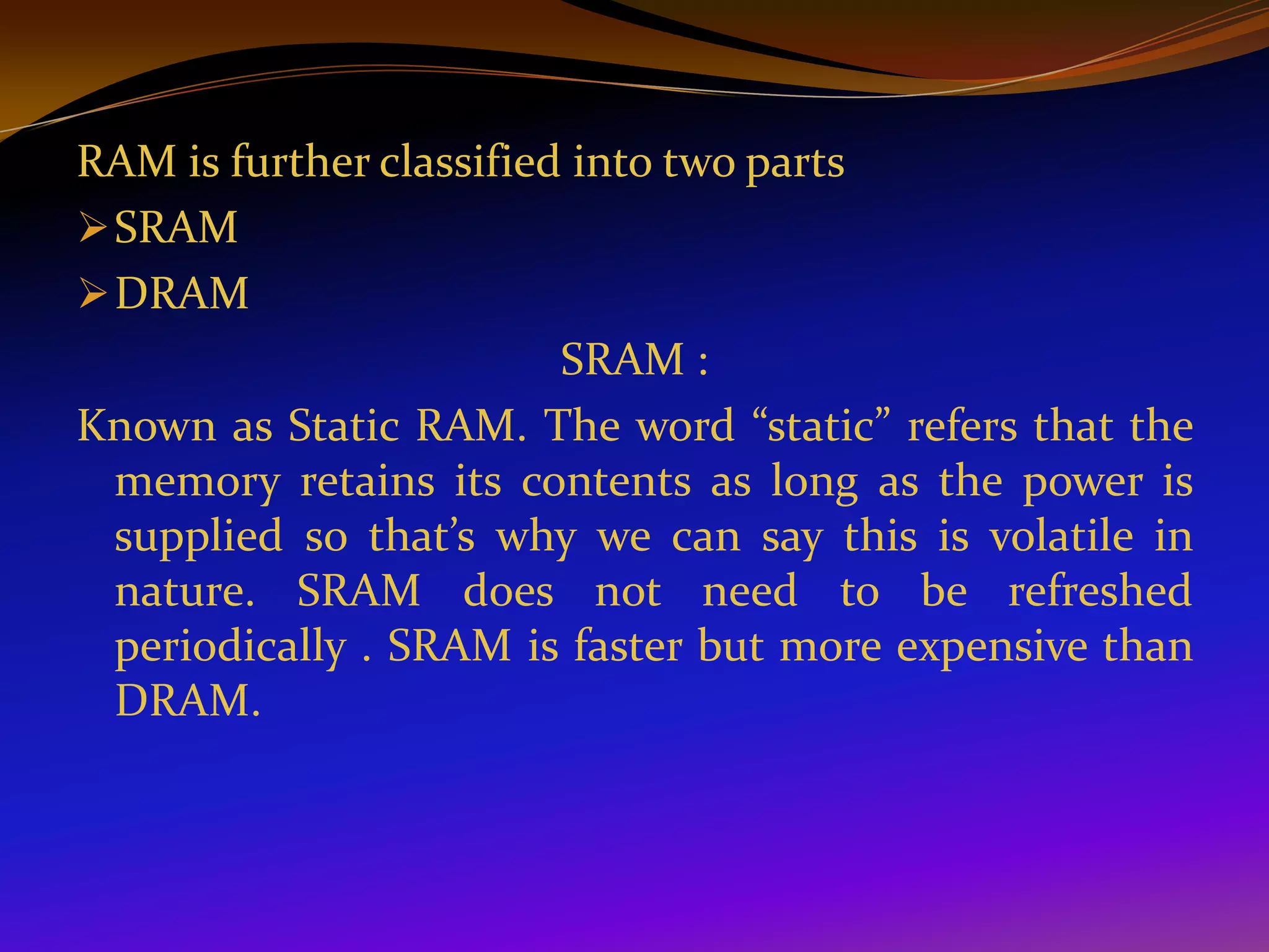 memory organization of a computer | PPTX