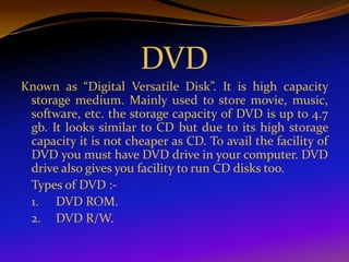 memory organization of a computer | PPT