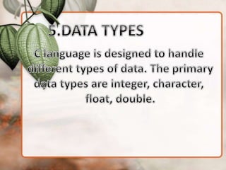 Components Of C Language | PPTX