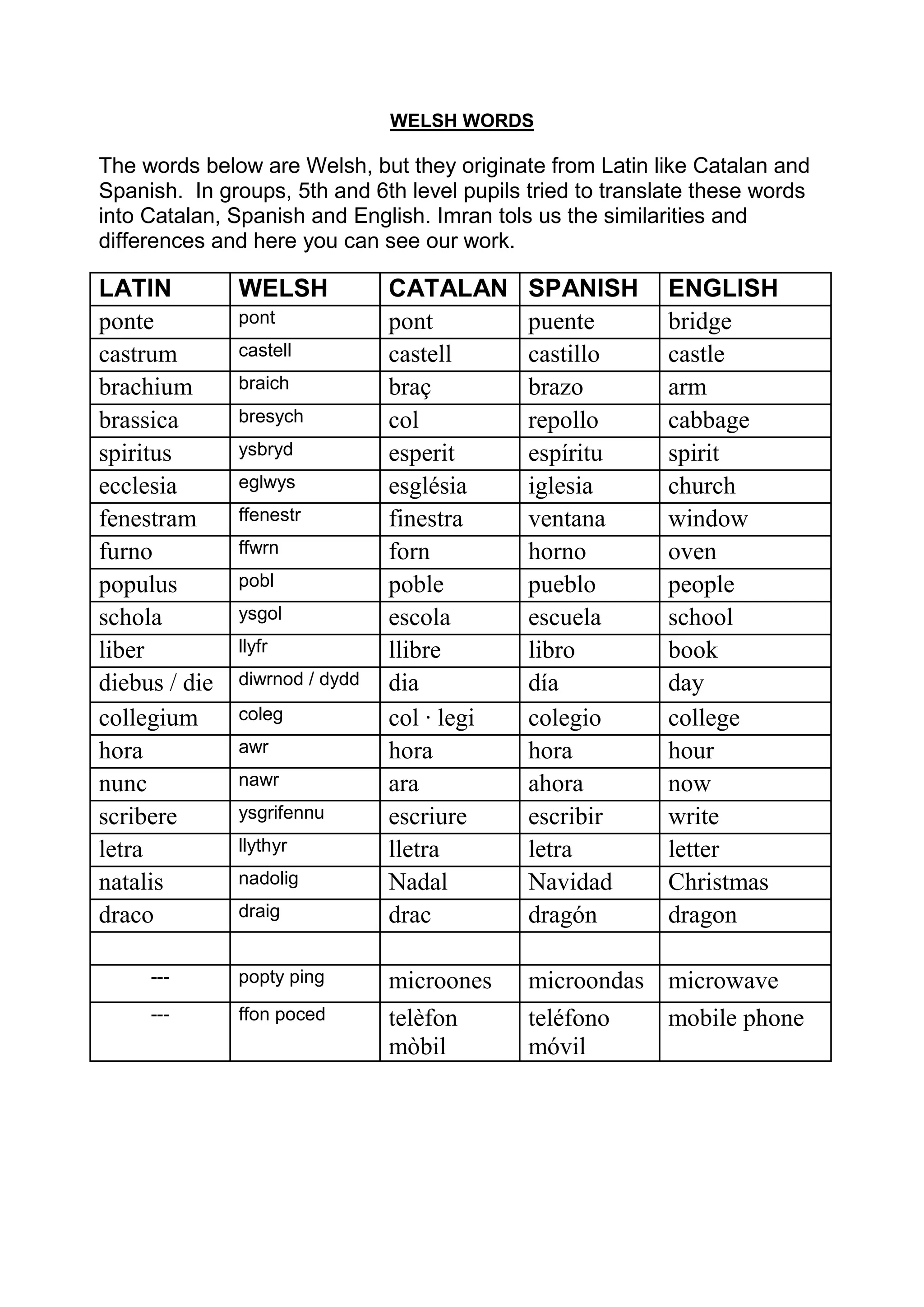 Cs english welsh (1) | DOCX