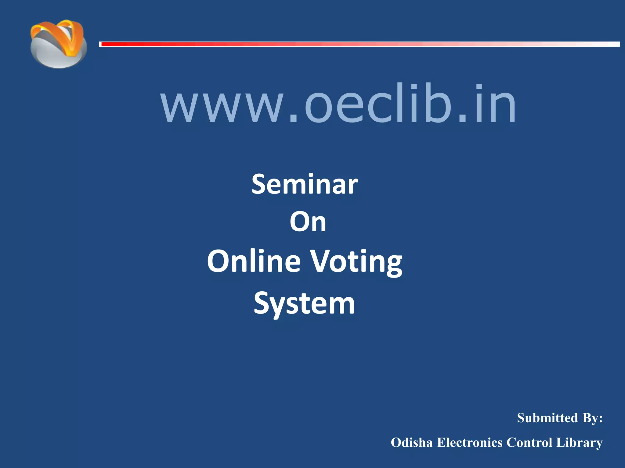 Online Voting System ppt | PPTX