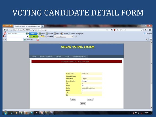 Online Voting System ppt | PPTX | Technology & Computing