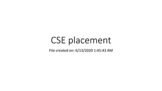 CSE placement_1st and 2nd year_with serial number.pptx