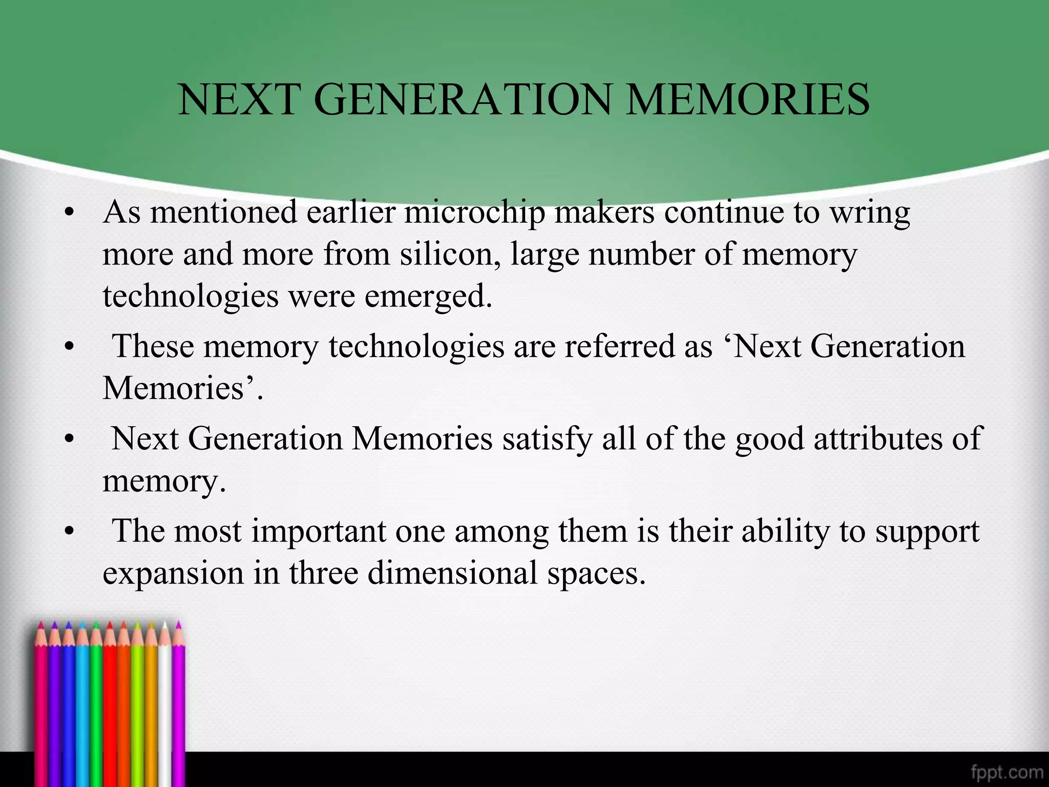 Polymer Memory ppt | PPTX