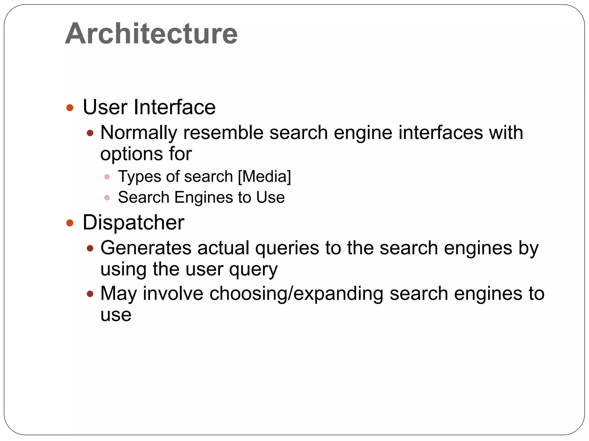 Meta search engines | PPTX