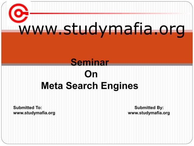 Meta search engines | PPTX | Search | Internet