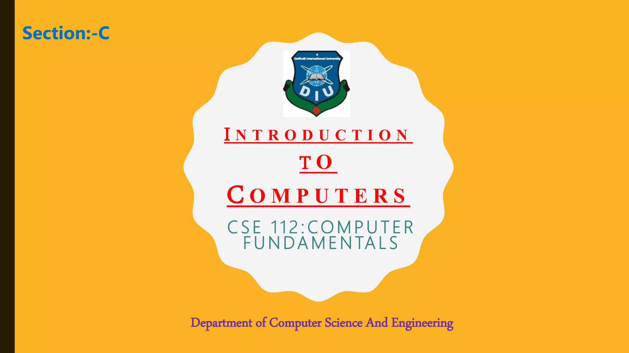 Fundamental of Computer | PPT