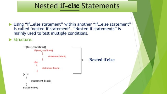 Control Statement programming | PPT